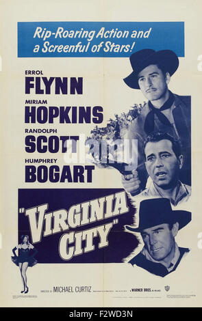 Virginia City - Movie Poster Stock Photo - Alamy