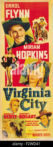 Virginia City - Movie Poster Stock Photo - Alamy