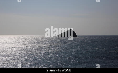 the great mew stone rock off the coast of wembury in south devon Stock ...