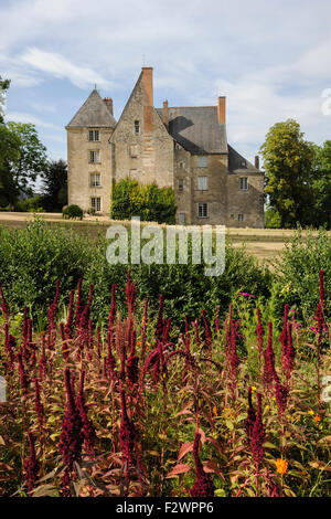 Sache castle and Balzac Museum, Indre et Loire, Touraine, France Stock ...