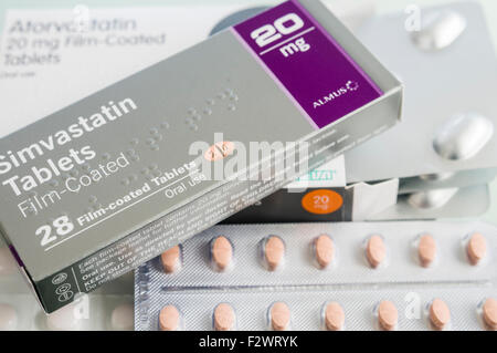 Simvastatin and Atorvastatin, two of the most commonly prescribed ...