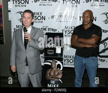 Peter Klamka, Mike Tyson at a public appearance for World's First ...