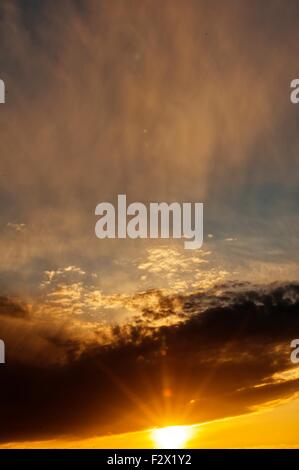 Gorgeous sunset cloudscape, beautiful nature wallpaper Stock Photo - Alamy