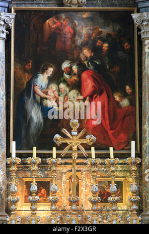 Peter Paul Rubens, The Triptych of St. Ildefonso, painting, 1630-1632 Stock Photo - Alamy