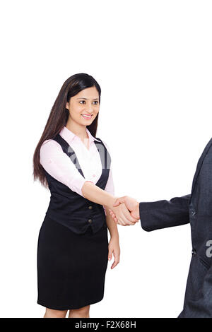 Smiling professional business leaders and employees group team portrait ...