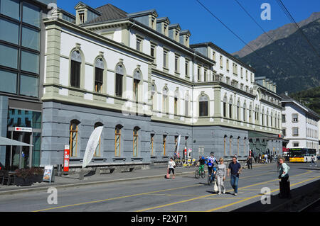 Brig railway station, Switzerland Stock Photo - Alamy