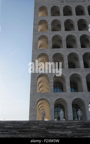 Building example of Italian rationalist architecture in Rome Stock ...