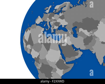 Political EMEA map Stock Photo - Alamy