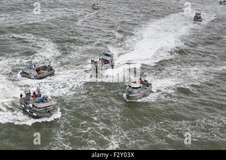 Sockeye salmon drift gill net fishing on Naknek River...trying to out ...