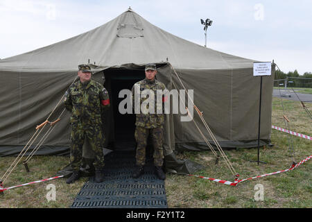 Libava, Czech Republic. 25th Sep, 2015. Humanitarian camp in the ...
