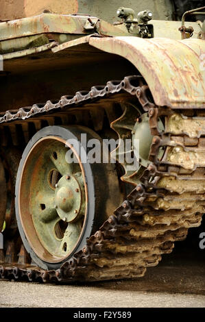 Detail shot with old tank tracks and wheels Stock Photo: 87742941 - Alamy