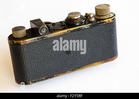 This vintage, 35mm Leica Ia camera is a historic icon and has been used ...