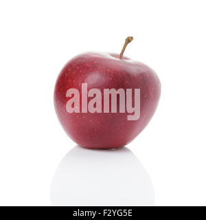 Dark Red apple isolated on white Stock Photo - Alamy
