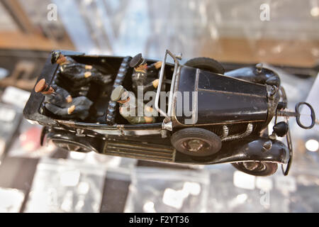 A model Mercedes-Benz 770K staff car complete with Hitler figure at ...