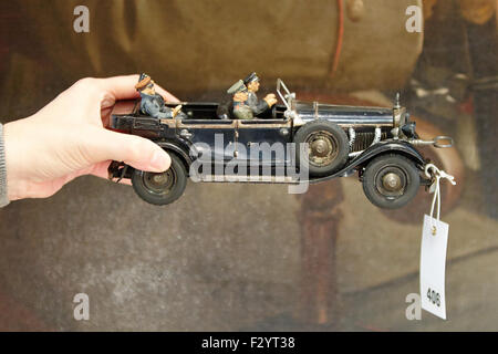 A model Mercedes-Benz 770K staff car complete with Hitler figure at ...