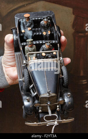 A model Mercedes-Benz 770K staff car complete with Hitler figure at ...