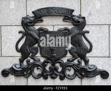 Bon Accord coat of arms Aberdeen Stock Photo: 178399172 - Alamy