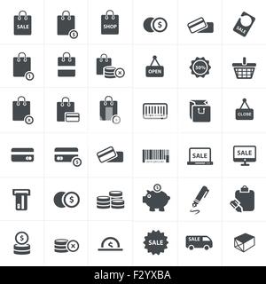hopping icons Vector Set Stock Vector Image & Art - Alamy