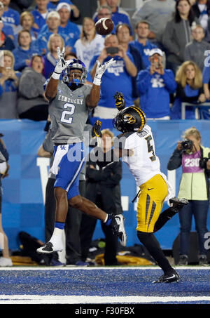 Lexington, KY, USA. 26th Sep, 2015. Kentucky Wildcats defensive back ...
