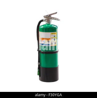 Fire extinguisher on white background. Safety equipment Stock Photo - Alamy