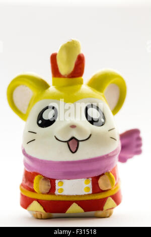 Japanese plastic Hamtaro hamster cartoon character, Cappy, from the Ham ...