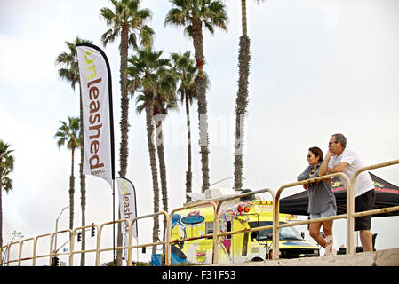 Spectators watch from the cliff during the Tudor Nazare Big Wave ...