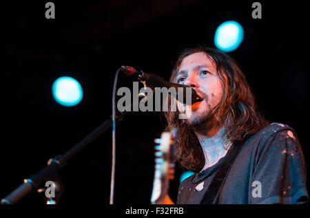 Hamburg, Germany. 26th Sep, 2015. Joseph Keefe, singer with US band ...
