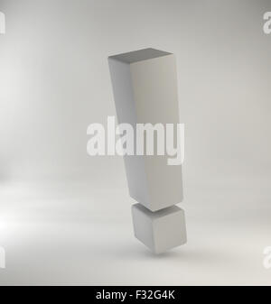 Abstract picture of huge exclamation mark Stock Photo - Alamy