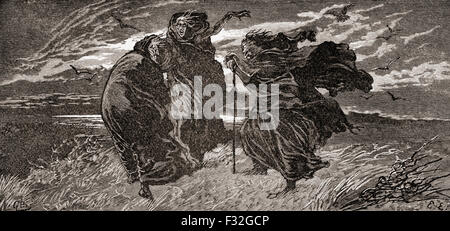 The three witches in the Tragedy of Macbeth are said to represent ...