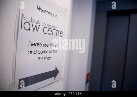 Hackney Community Law Centre, office entrance and exterior Stock Photo ...