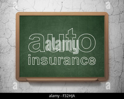 Insurance concept: Auto Insurance on chalkboard background Stock Photo ...