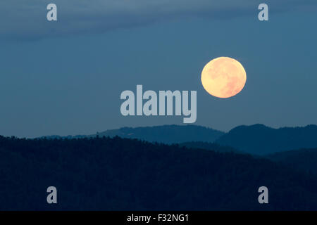 Red moon set Stock Photo - Alamy