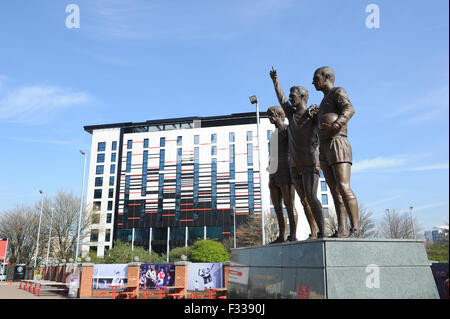 hotel football and manchester united trinity statue old trafford ...