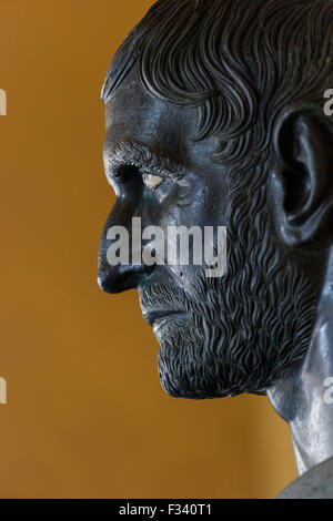 Rome. Italy. Capitoline Brutus, portrait bust of Lucius Junius Brutus ...