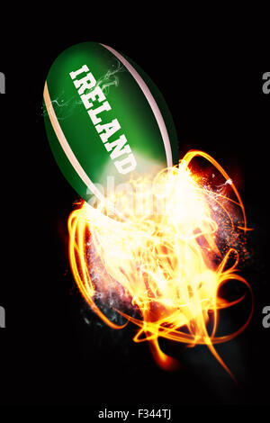 Composite image of ireland rugby ball Stock Photo - Alamy