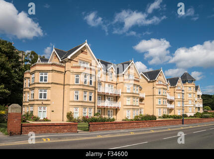 Deepdene Modern Apartments Seafront Filey Yorkshire UK Stock Photo - Alamy