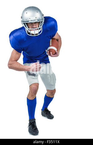 Portrait of Football player holding ball Stock Photo - Alamy