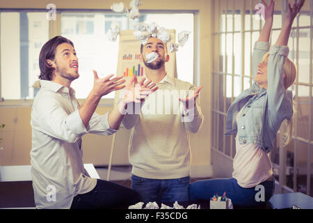 Business people having fun in office Stock Photo - Alamy