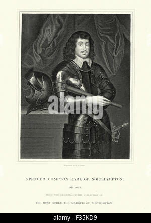 Spencer Compton, 2nd Earl of Northampton, Lord Compton, 1601 - 1643 ...