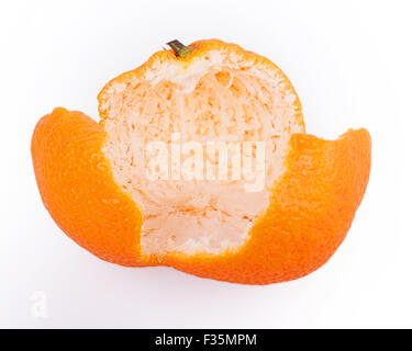 Peeling ripe tangerine on white background, collage Stock Photo - Alamy