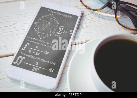 Composite image of geometry problem Stock Photo - Alamy