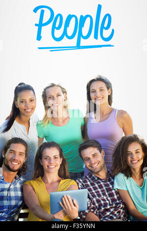 People against white background with vignette Stock Photo - Alamy