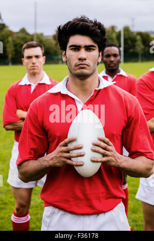 Tough rugby players ready to play Stock Photo - Alamy