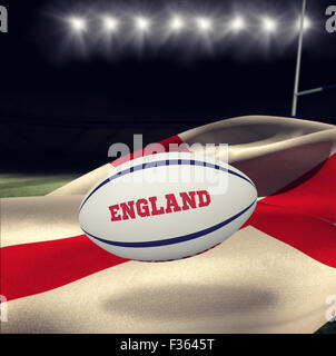 Composite image of england rugby ball Stock Photo - Alamy
