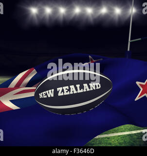 Composite image of new zealand rugby ball Stock Photo - Alamy