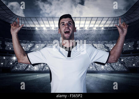 Surprised Male Soccer Player Stock Photo - Alamy