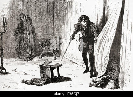 Hamlet (Act III, Scene 1), play by William Shakespeare. Hamlet and ...