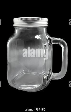 Black aluminum jar lid isolated on white background Stock Photo - Alamy