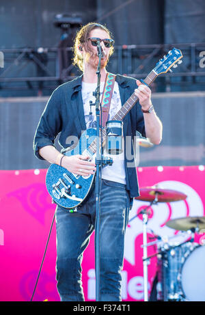 Singer/songwriter Hozier performs onstage at the 2015 iHeartRadio Music ...
