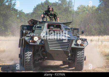 Alvis FV603 Saracen. An ex-military vehicle in private hands being put ...